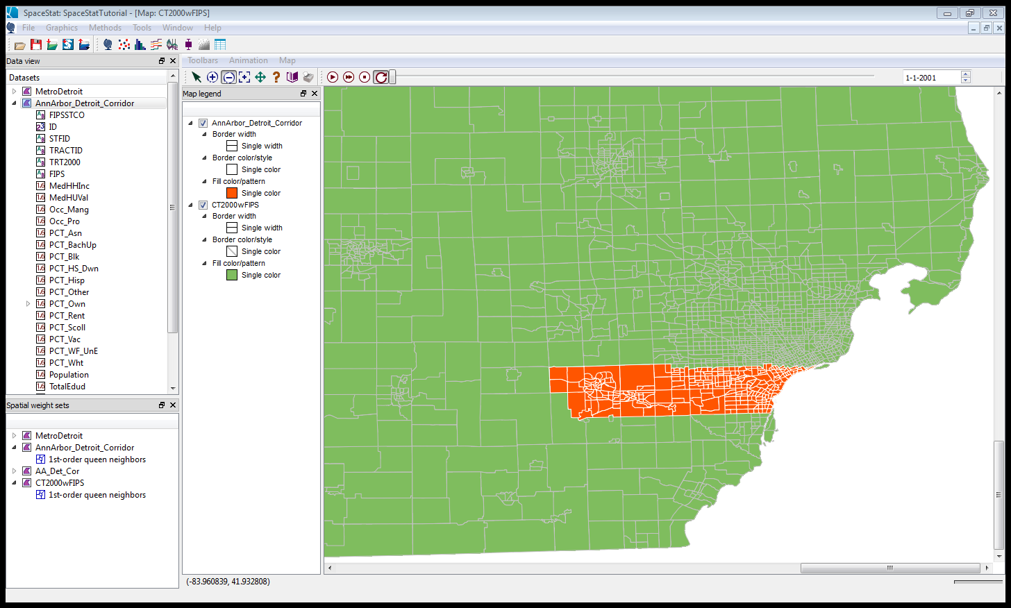 Biomedware Spacestat Help Spatial Regression Tutorial 1464